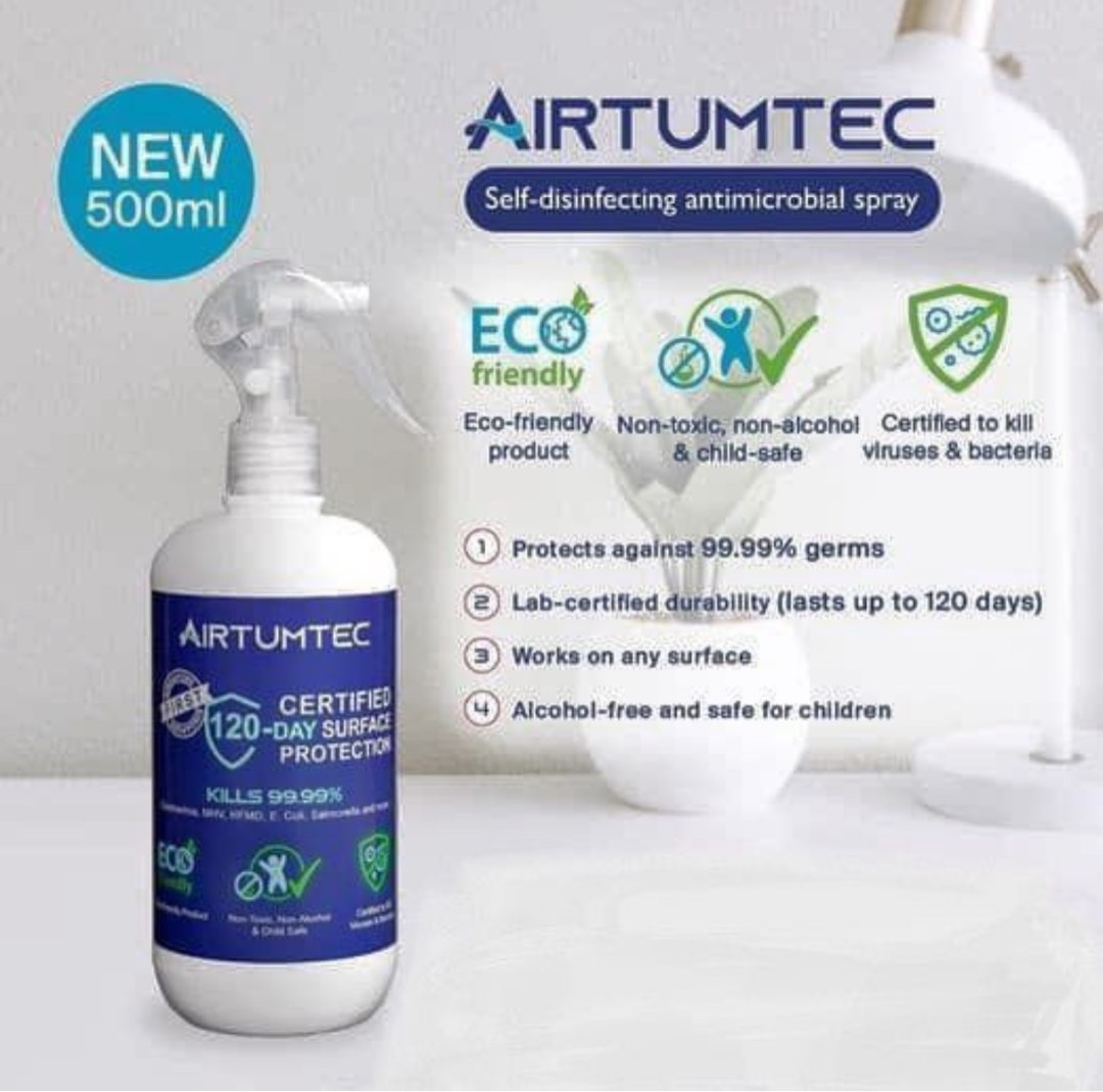 Airtumtec Self Disinfectant, Beauty & Personal Care, Sanitisers ...