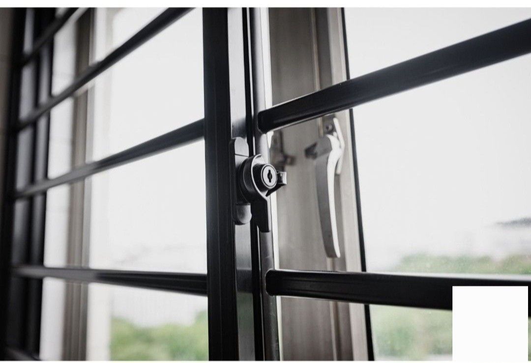 Aluminum window grill, Furniture & Home Living, Security & Locks, Safe ...