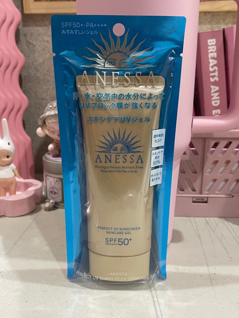 anessa perfect uv sunscreen skincare gel spf 50+ 90g sealed, Beauty ...