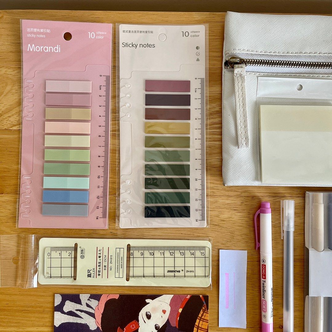 Annotating kit - Set B (tabs, sticky notes, highlighters, and more ...