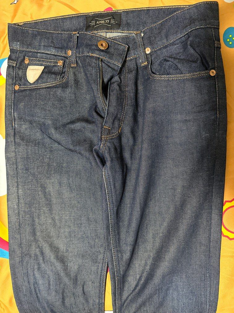 April 77 Jeans Overdrive II Raw, Men's Fashion, Bottoms, Jeans on Carousell