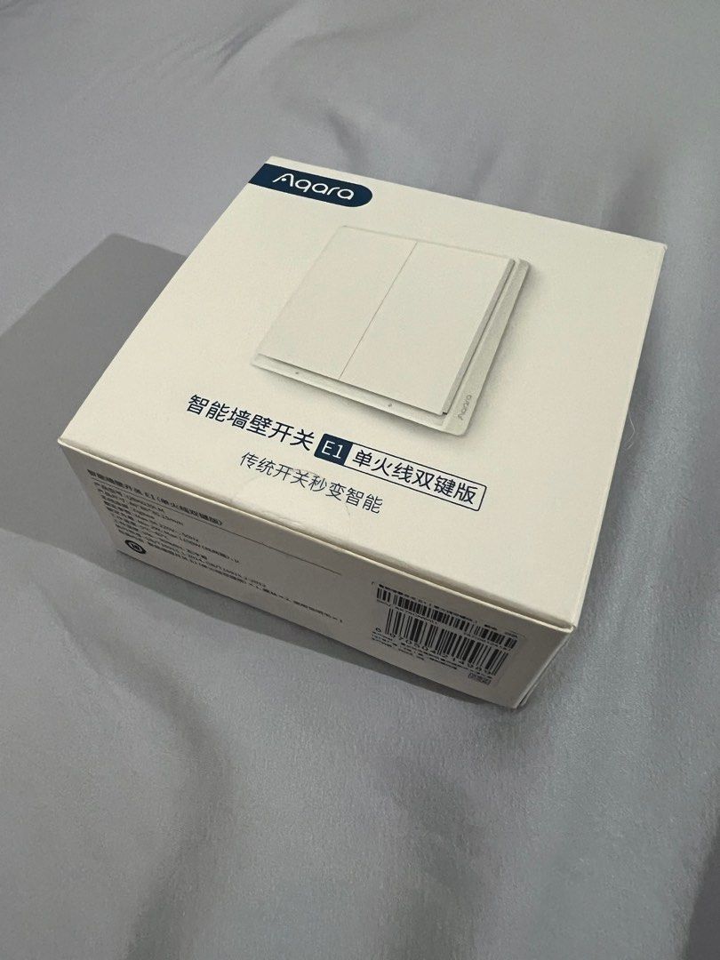 Aqara E1 Smart Swich - 2 gang (No Neutral), Furniture & Home Living ...