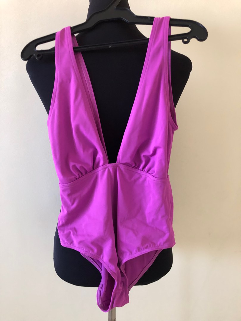 ASOS SWIM one piece v neck, Women's Fashion, Swimwear, Bikinis ...