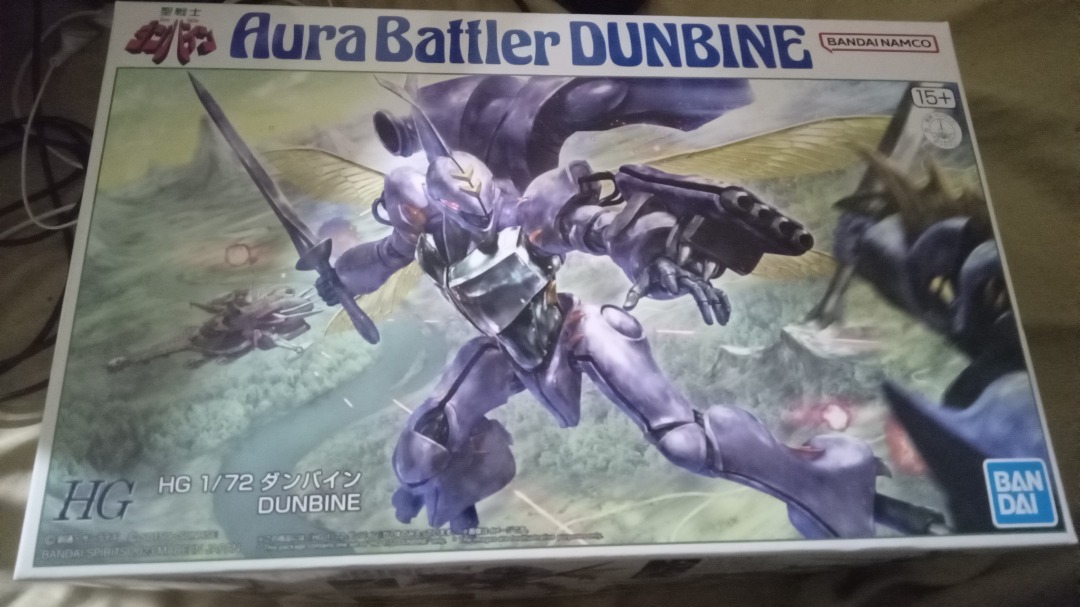 Premium Bandai Aura Battler Dunbine 1/72 model kit (around the same size as hg gundam), Hobbies ...