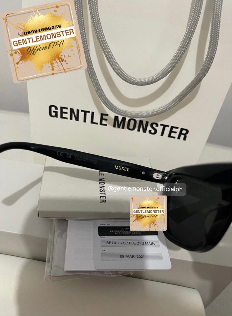Auth GENTLE MONSTER - MUSEE 01, Women's Fashion, Watches & Accessories ...