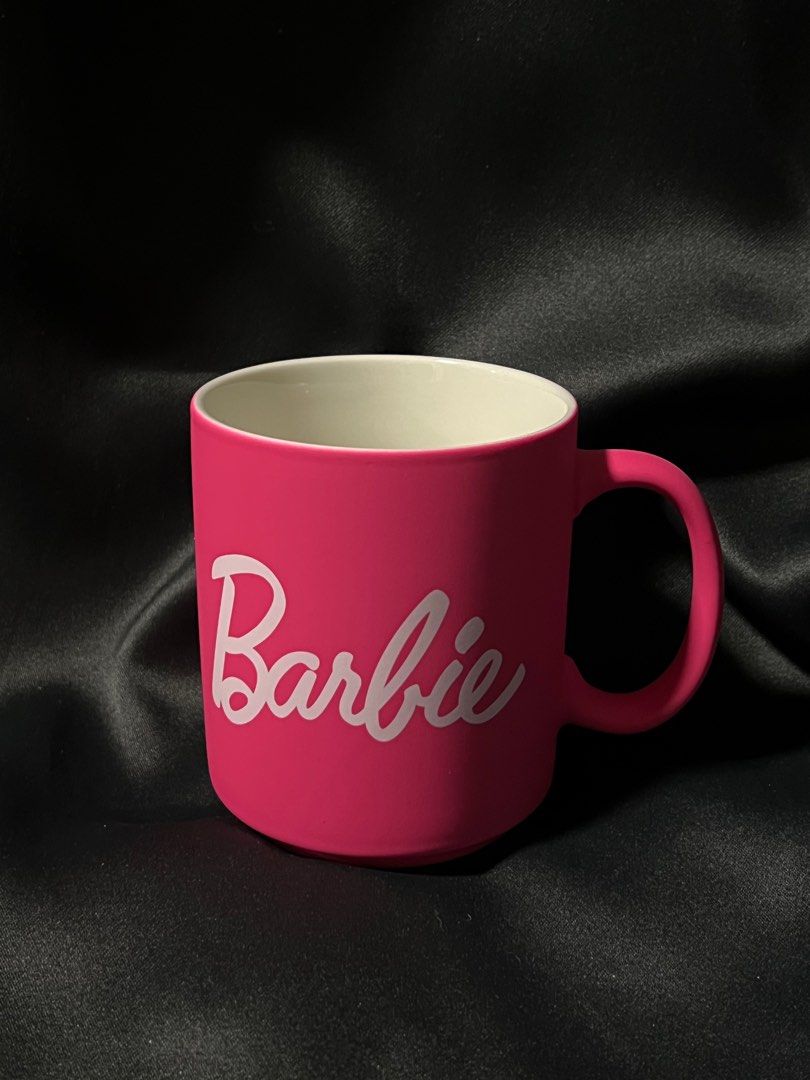 Authentic Miniso Barbie Ceramic Mug, Furniture & Home Living ...