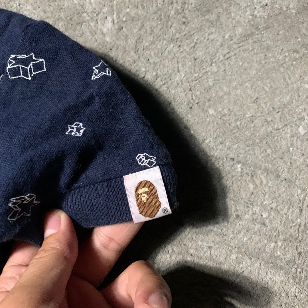 Bape Polo Shirt, Women's Fashion, Tops, Shirts on Carousell