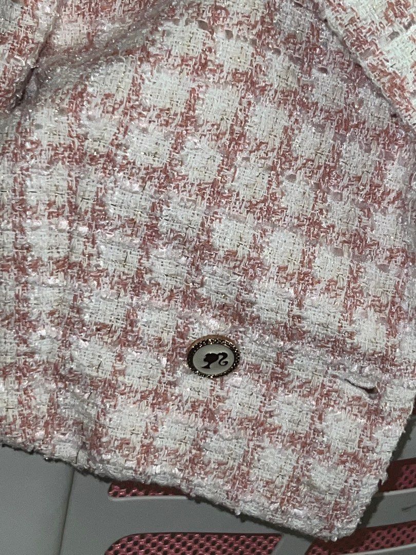 BARBIE X POMELO TWEED SET, Women's Fashion, Dresses & Sets, Sets or ...