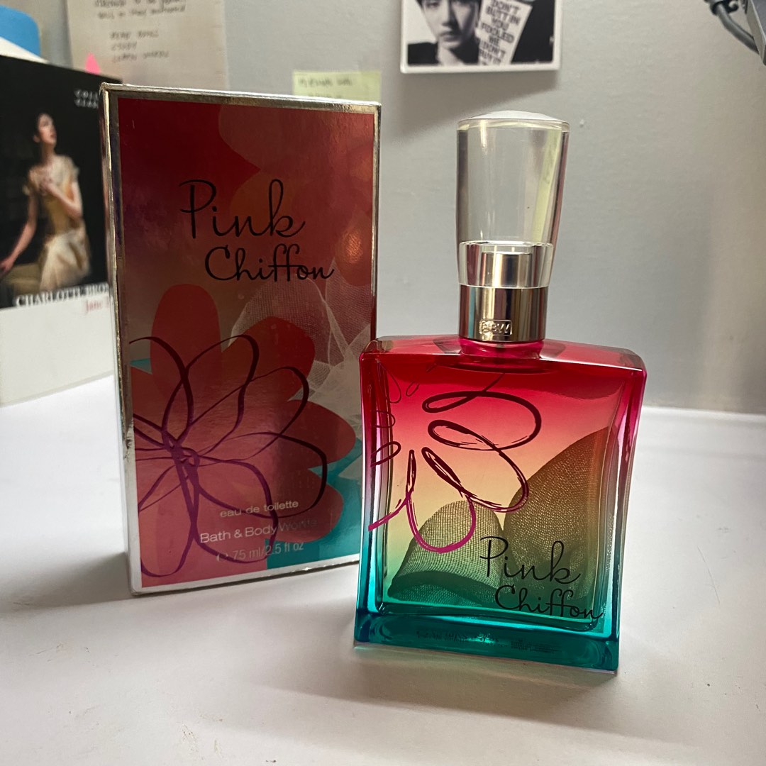 Bath and Body Works Pink Chiffon 75ml, Beauty & Personal Care ...