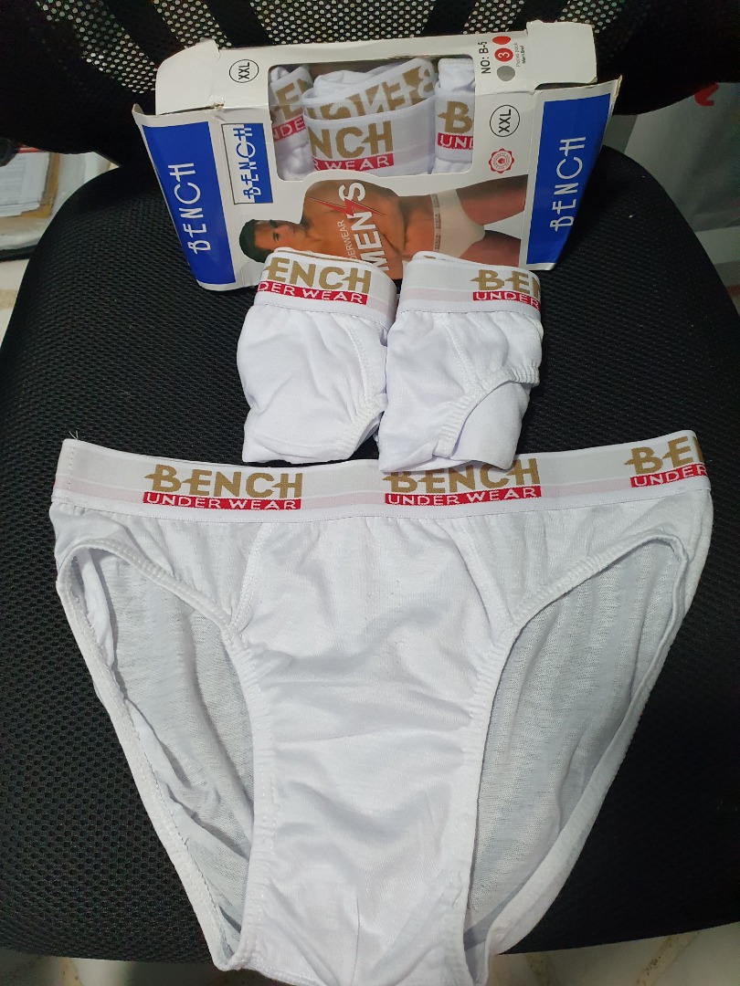 Bench men’s white briefs underwear, Men's Fashion, Bottoms, New ...
