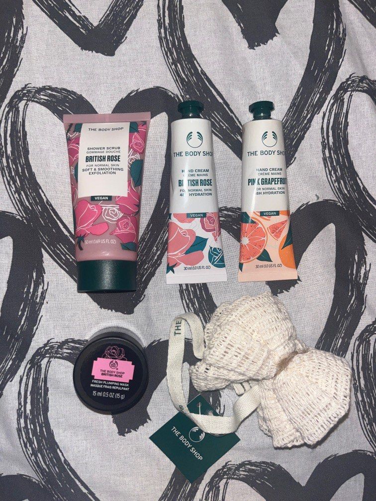 Body Shop items kit, Beauty & Personal Care, Bath & Body, Body Care on ...