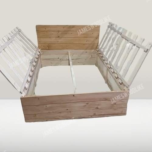 BOX TYPE BED WITH SECRET STORAGE, Furniture & Home Living, Furniture ...