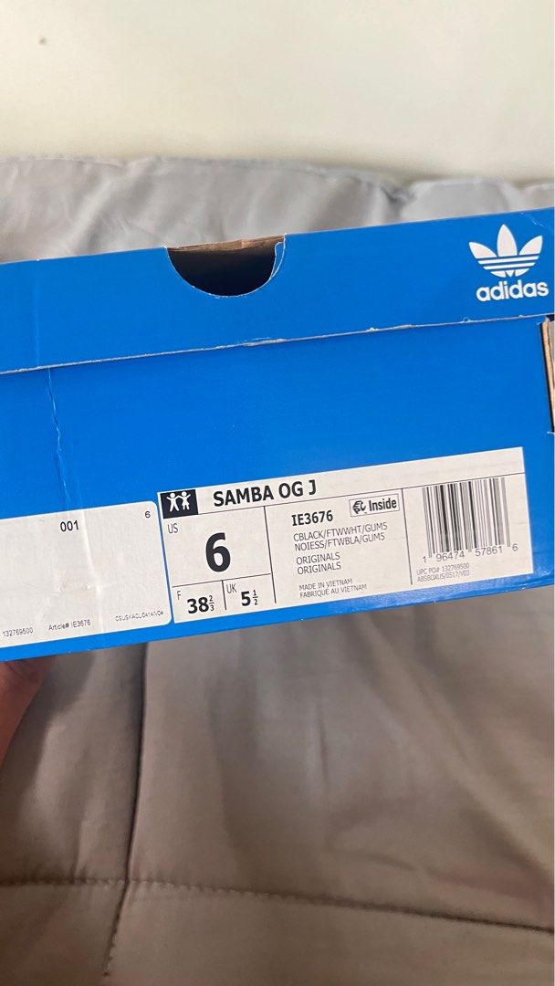 Adidas Samba OG Black Size 6, Women's Fashion, Footwear, Sneakers on ...