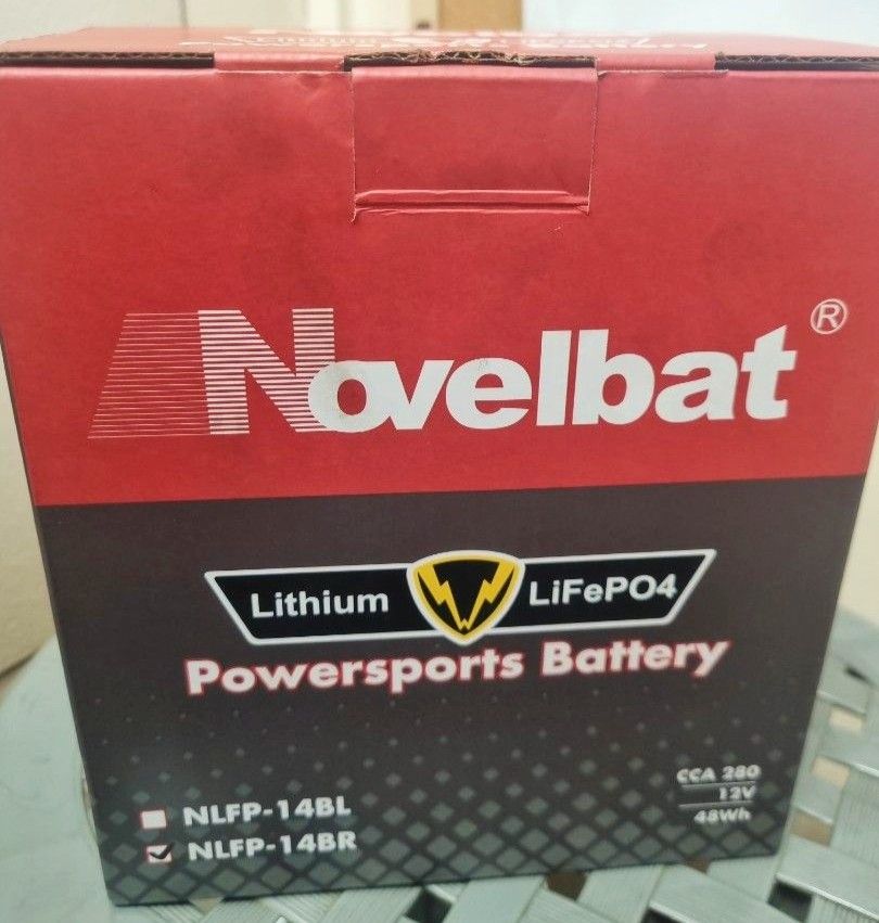 Brand New Novelbat Lithium NLFP-14BR Batt Battery, Car Accessories ...