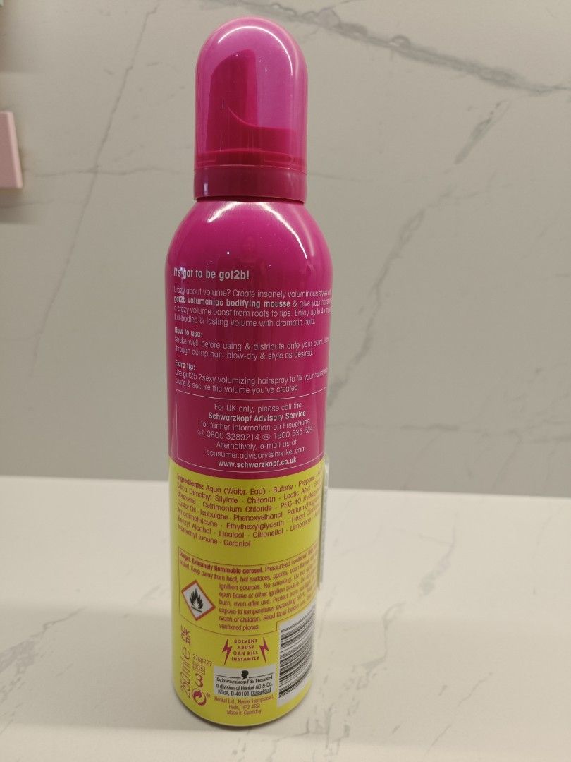 Brand-new Schwarzkopf got2b Volume Bodifying Mouse Spray, Beauty ...
