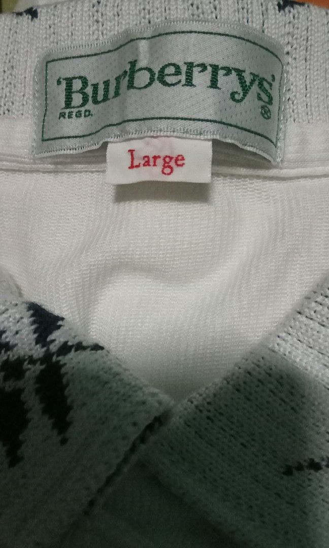 Burberry regd vtg rare, Men's Fashion, Tops & Sets, Tshirts & Polo ...