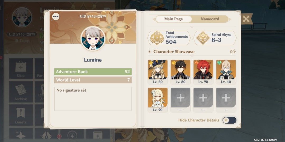 C2 zhongli+navia genshin impact account, Video Gaming, Gaming ...