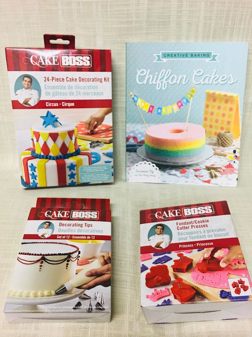 Cake Boss Cake and Cookie Decorating Kit and Chiffon Cakes Creative ...