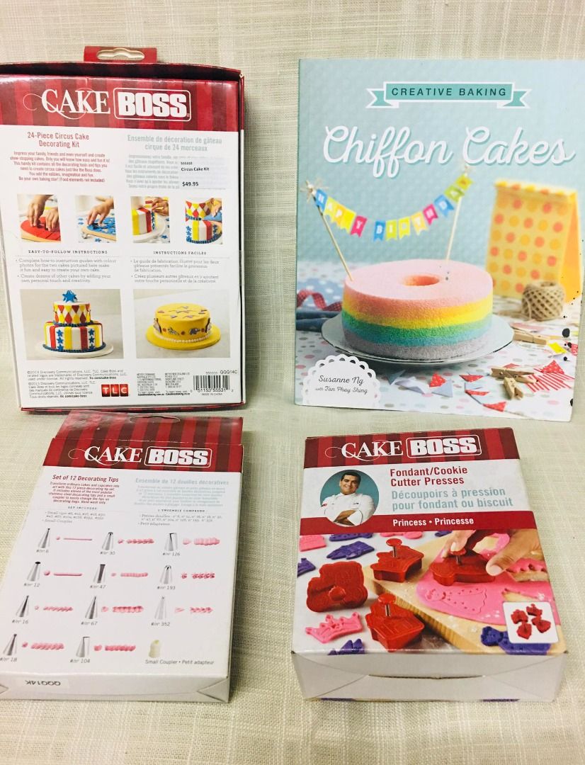 Cake Boss Cake and Cookie Decorating Kit and Chiffon Cakes Creative ...