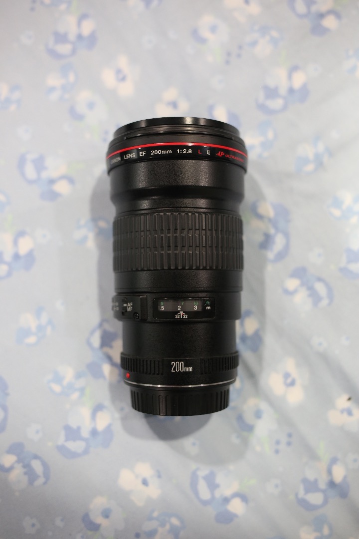 Canon EF 200mm f/2.8L II USM Telephoto Prime Lens, Photography, Cameras ...