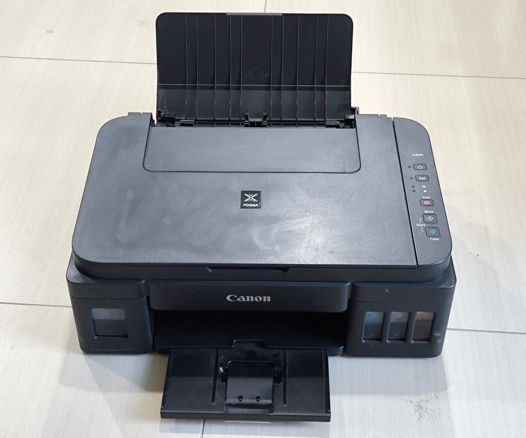 Canon G3000 Refillable Ink Tank Printer - WiFi, Computers & Tech ...