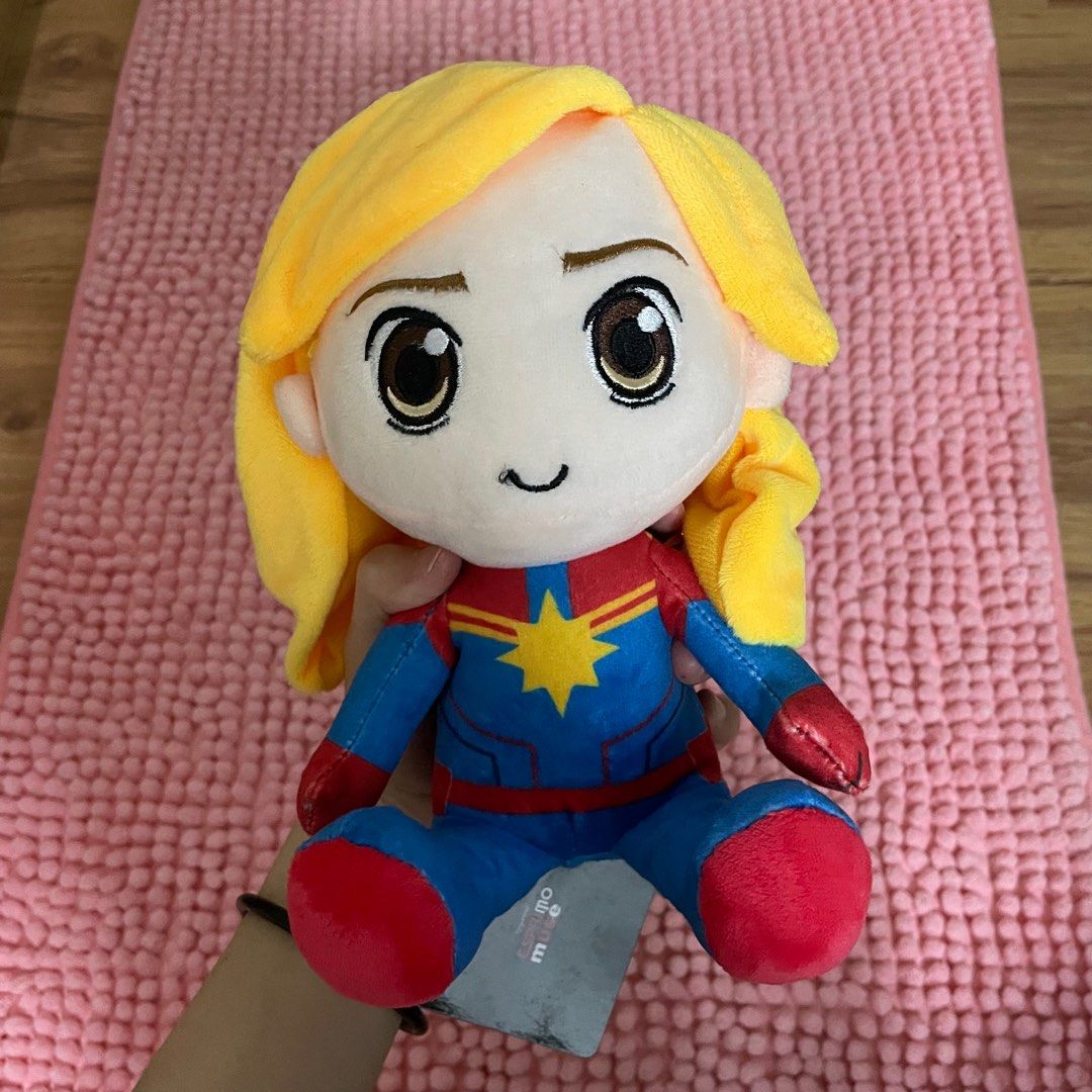 Captain Marvel Plushies Toy NEW, Hobbies & Toys, Toys & Games on Carousell