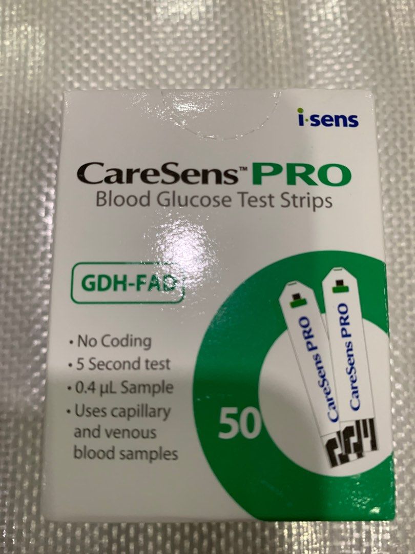 CareSens Pro i-Sens Blood Glucose Test Strips 50 pcs, Health ...