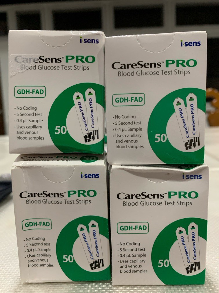 CareSens Pro i-Sens Blood Glucose Test Strips 50 pcs, Health ...