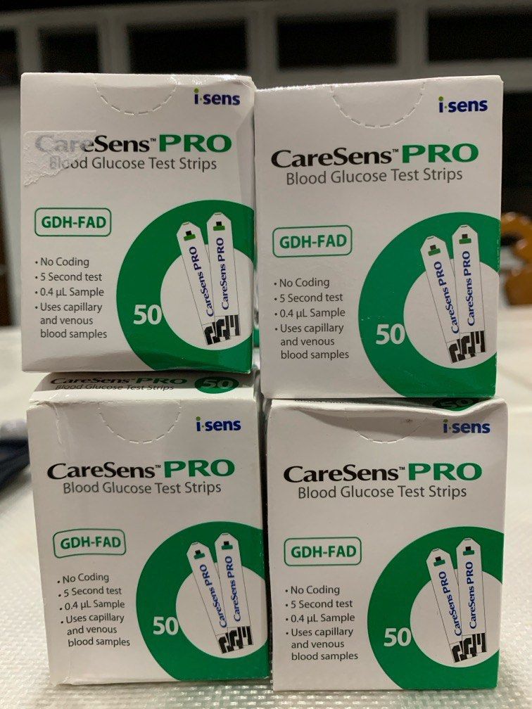 CareSens Pro i-Sens Blood Glucose Test Strips 50 pcs, Health ...