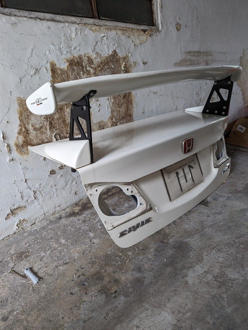 Civic fd1 fd2 fd2r trunk and spoiler mugen r, Car Accessories ...