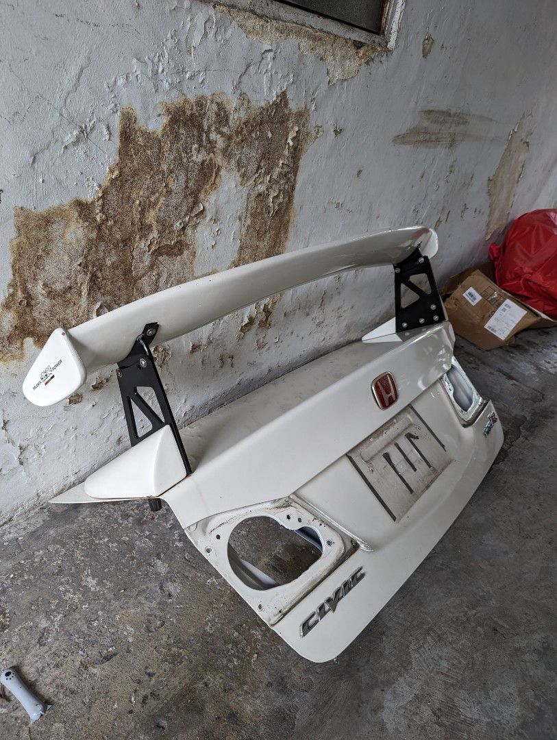 Civic fd1 fd2 fd2r trunk and spoiler mugen r, Car Accessories ...