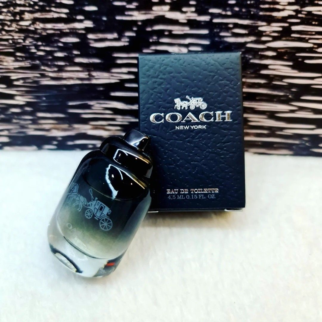COACH EDT MINIATURE PERFUME 4.5ML ( MEN), Beauty & Personal Care ...