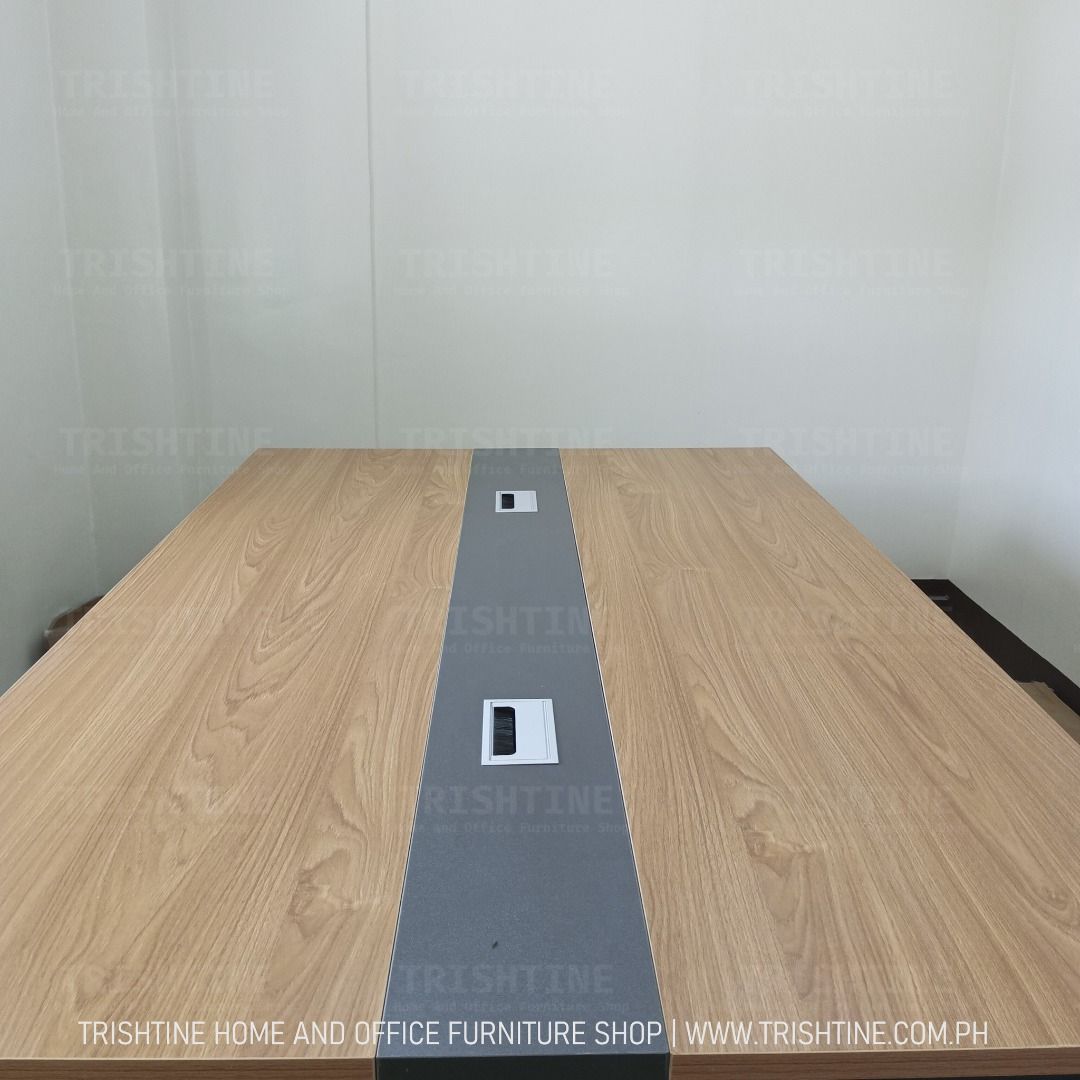 Conference Table with wire management, Furniture & Home Living ...