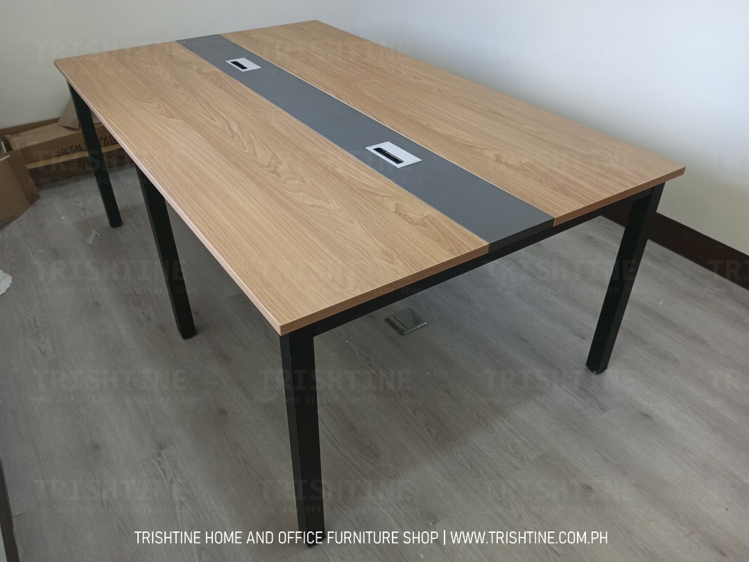 Conference Table with wire management, Furniture & Home Living ...