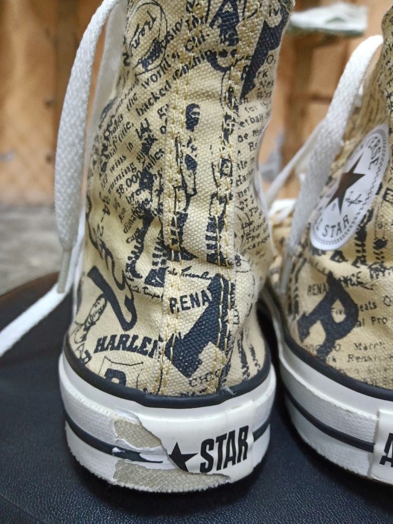 Converse Collab black fives, Men's Fashion, Footwear, Sneakers on Carousell