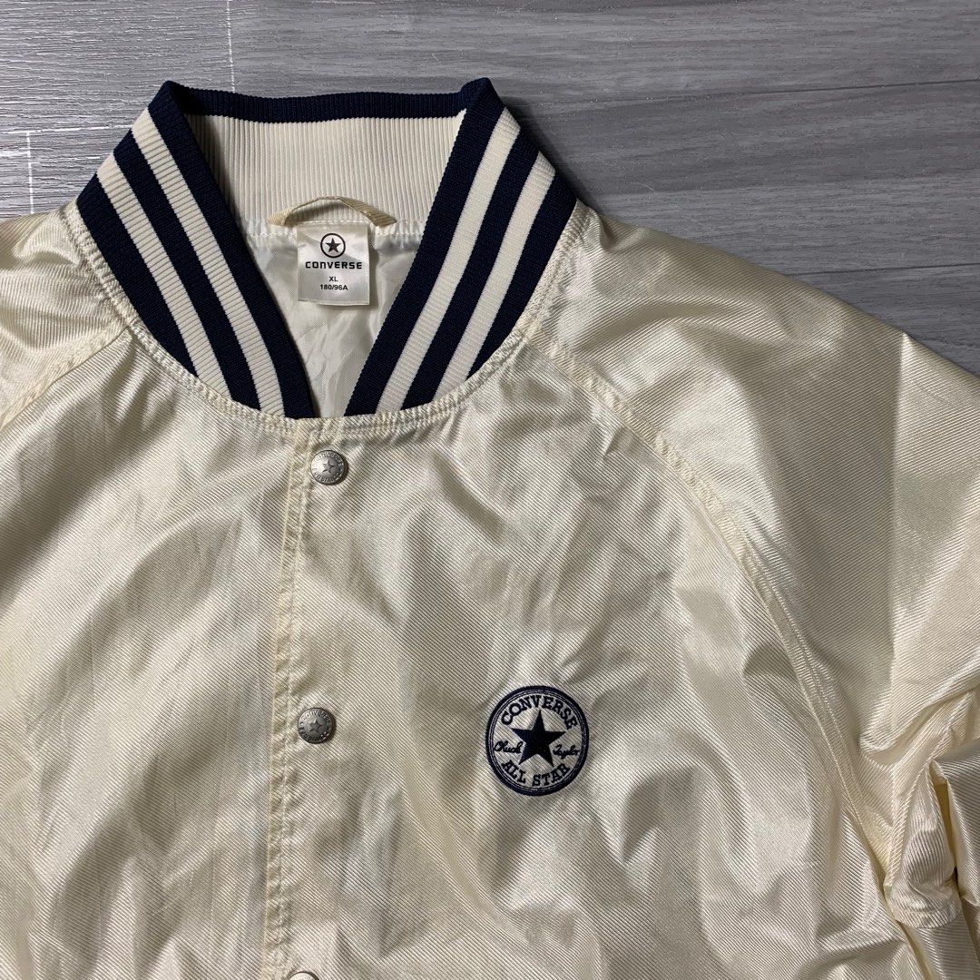 Converse varsity jacket, Men's Fashion, Activewear on Carousell