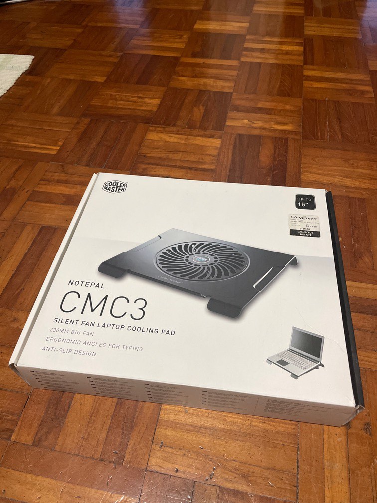 Cooler Master Laptop Cooling Pad (Notepal CMC3), Computers & Tech ...