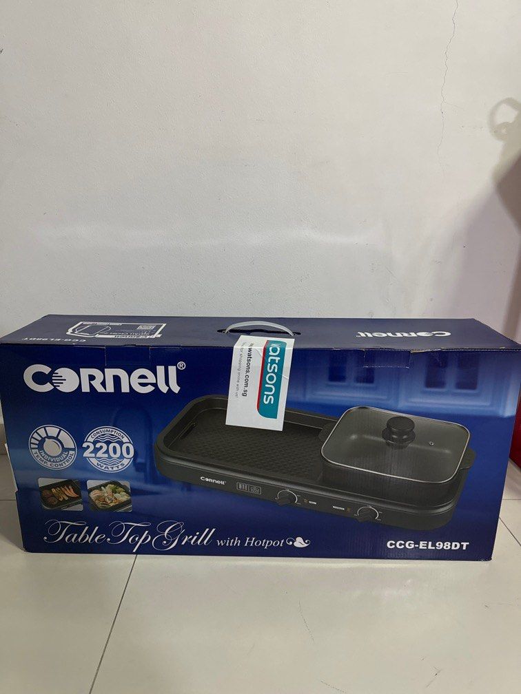 Cornell Table Top Grill (Brand New), TV & Home Appliances, Kitchen ...