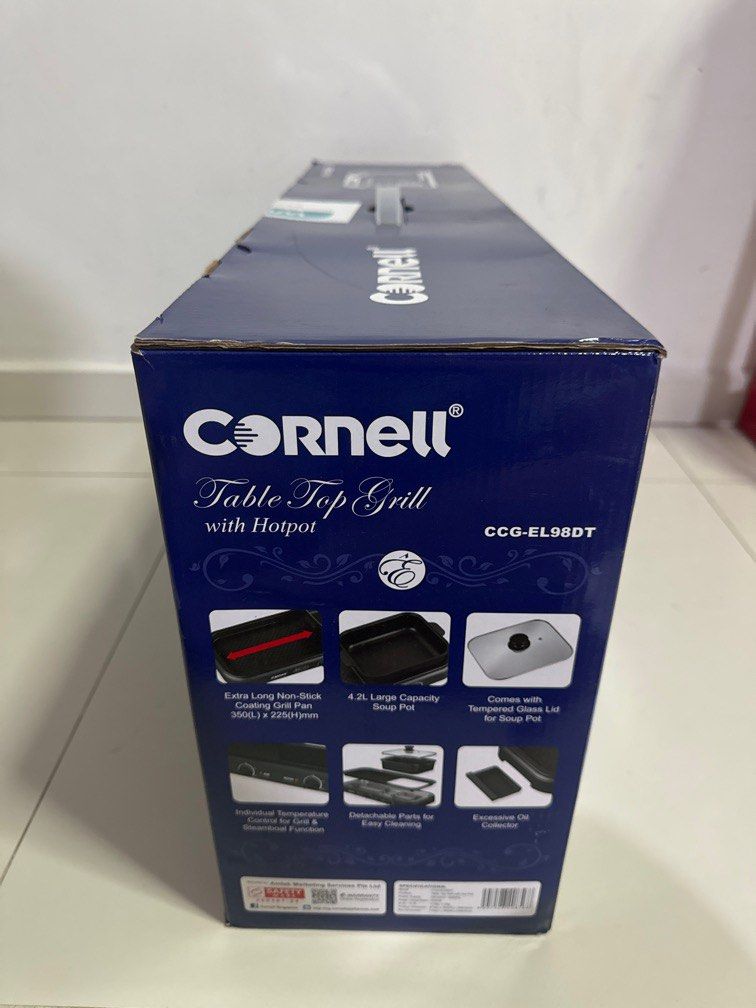 Cornell Table Top Grill (Brand New), TV & Home Appliances, Kitchen ...