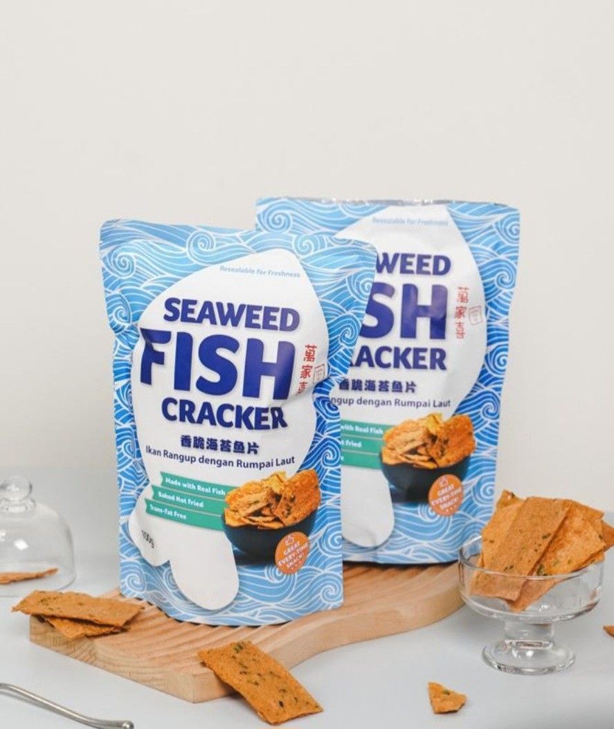 Crispy Seaweed Fish Crackers-Halal, Food & Drinks, Local Eats on Carousell