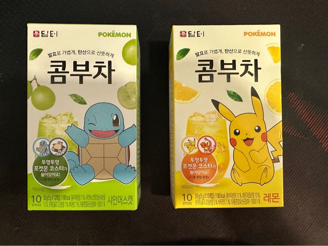 Damteo Pokemon Kombucha - Korean Prebiotics Health Drink, Health ...