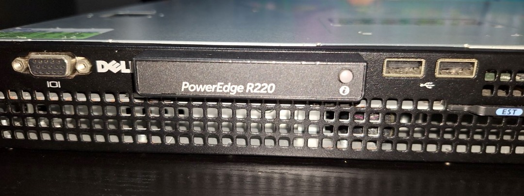Dell PowerEdge R220 1U Rack Server, Xeon E3-1231v3 CPU, 8 Gb ECC, 2 X 3TB SATA 7200rpm HDD on ...