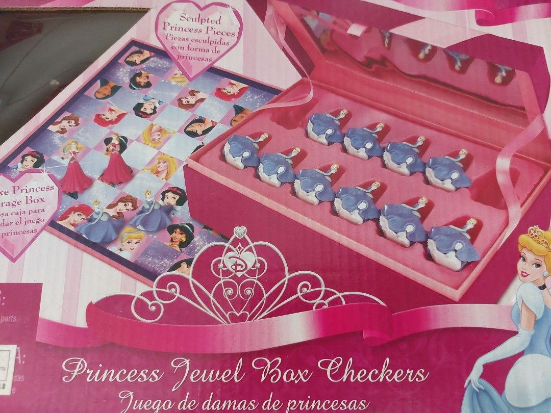 DISNEY Princess checkers, Hobbies & Toys, Toys & Games on Carousell