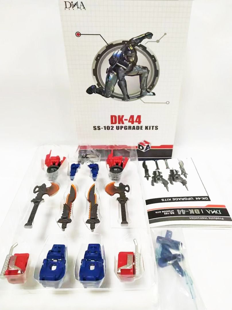 DNA Design DK44 SS102 Upgrade Kits柯柏文配件包 連特典紫色斧頭 + SS102 Optimus Prime ...