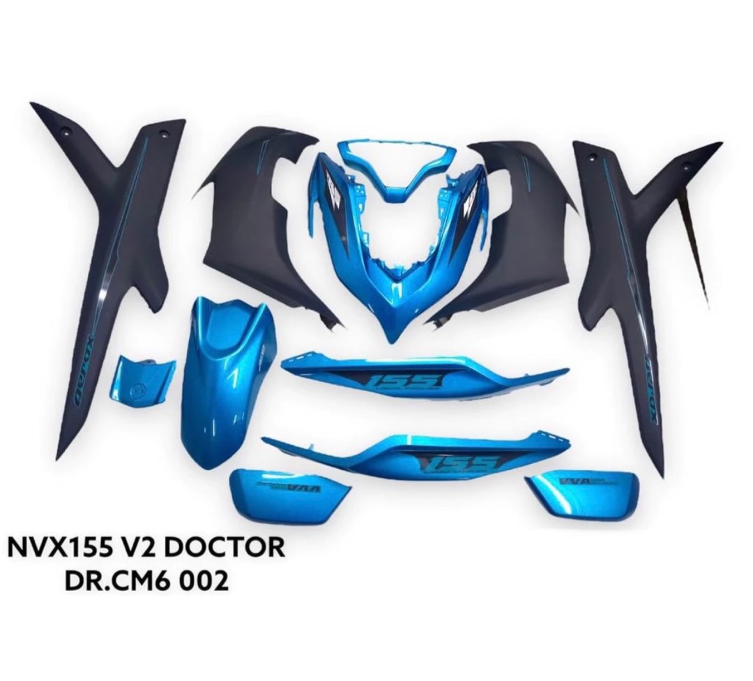DOCTOR COVERSET NVX 155 NVX155 V2 YAMAHA COVER SET (SIAP TANAM STICKER ...