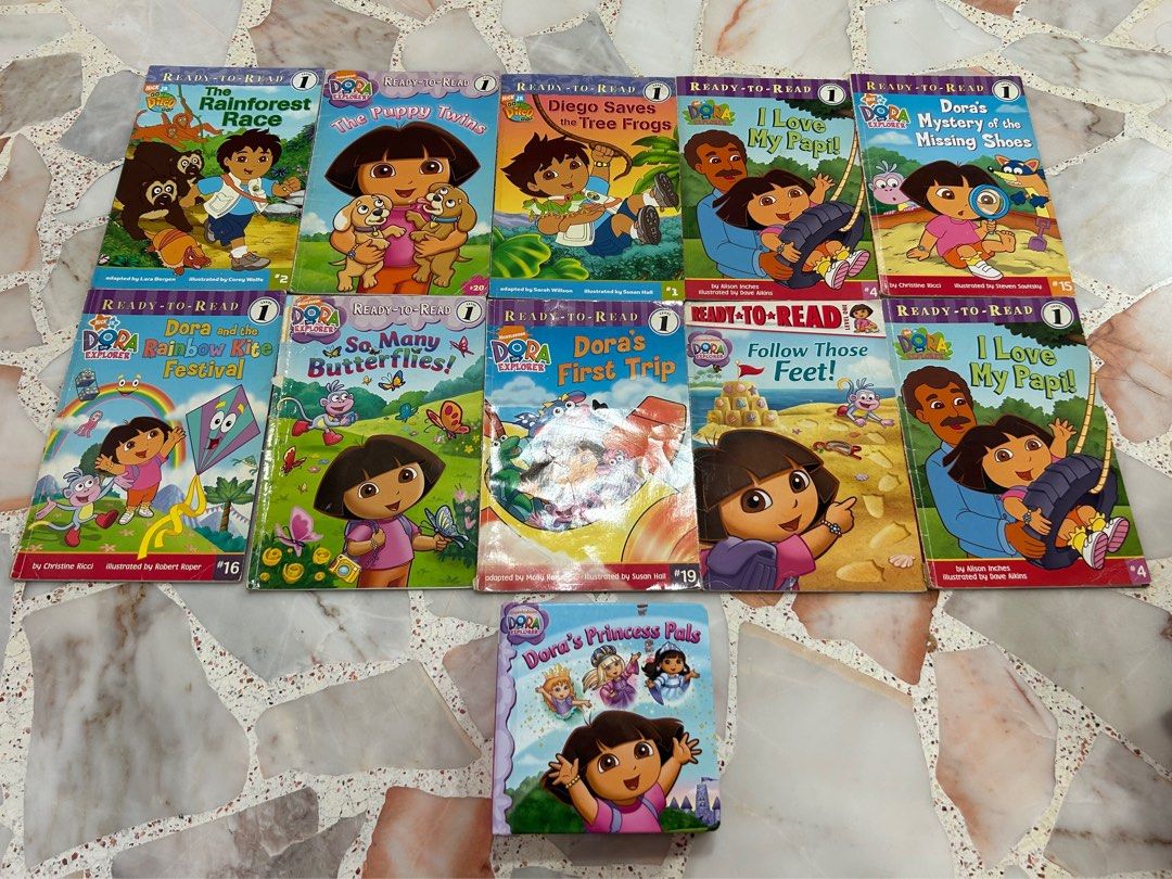 Dora Books Set, Hobbies & Toys, Books & Magazines, Children's Books on ...