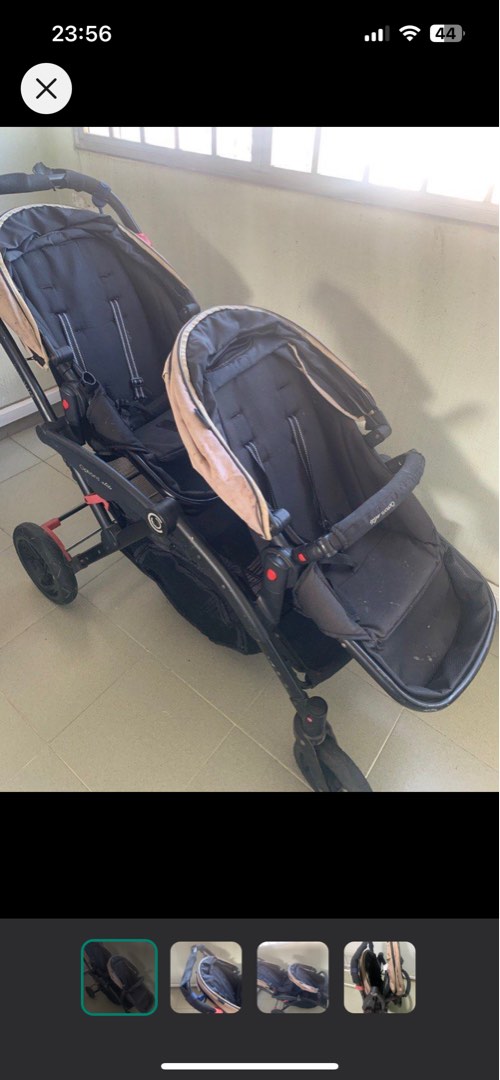 Double Stroller, Babies & Kids, Going Out, Strollers on Carousell