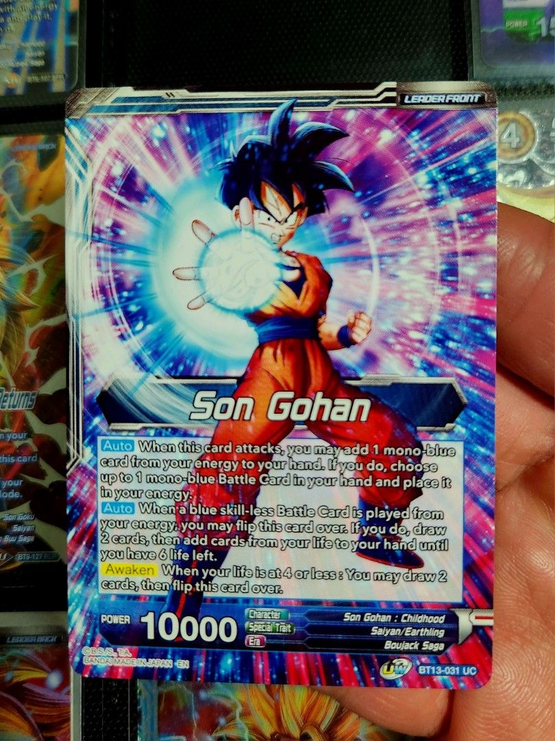 Dragonball Super SS2 Son Gohan Foil, Hobbies & Toys, Toys & Games on ...