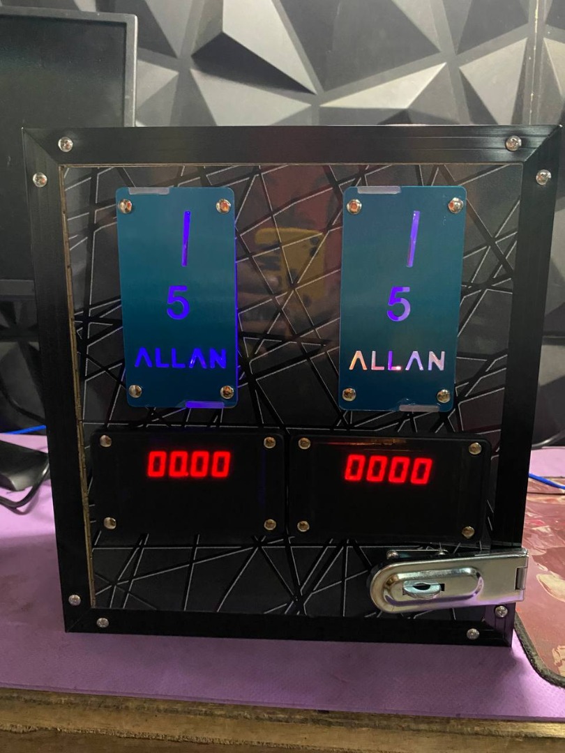 DUAL COISNLOT BOX FOR 5 PISO COIN ONLY ALL BRANDNEW FOR PISONET ...