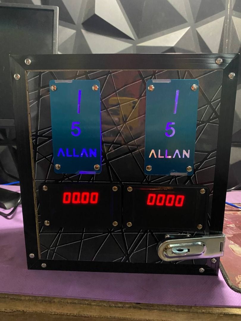 DUAL COISNLOT BOX FOR 5 PISO COIN ONLY ALL BRANDNEW FOR PISONET ...